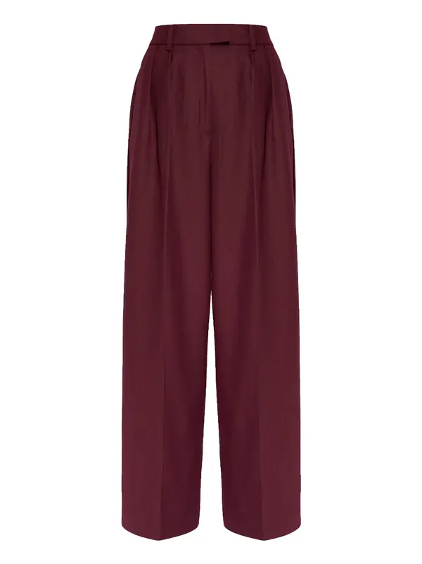 ANINE BING Lou Trousers - Red