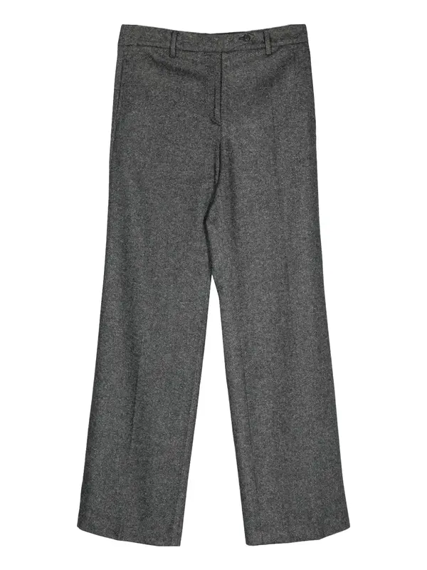 N°21 Pressed-crease Trousers - Grey