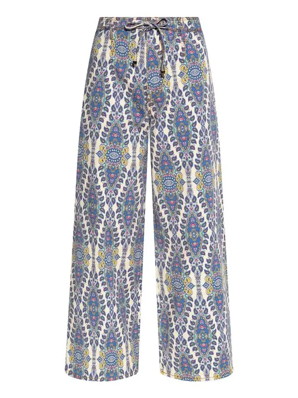 Etro Paisley-print Trousers - Neutrals