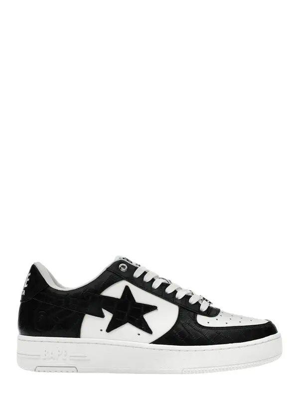 BAPE A Bathing Ape Sta #3in Sneakers - Black/white