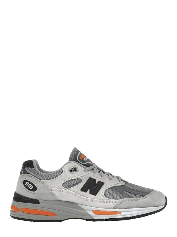 NEW BALANCE 991v2 Miuk Sneakers - Pelican/abbey Stone/persimmon Orange