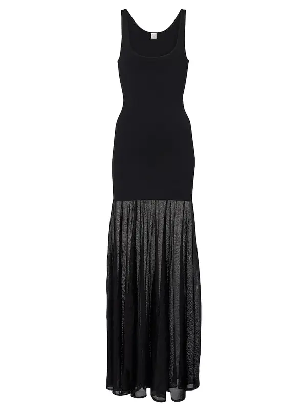 TOTEME Evening Tank Maxi Dress - Black