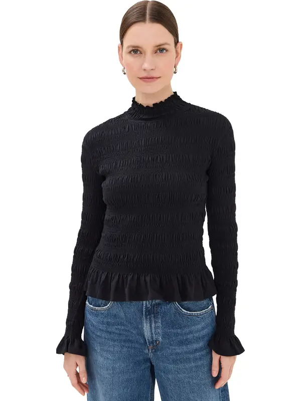 Merlette Kantor Jersey Top - Black