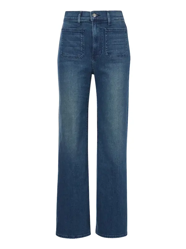 Veronica Beard Crosbie High-rise Flare Jeans - Blue