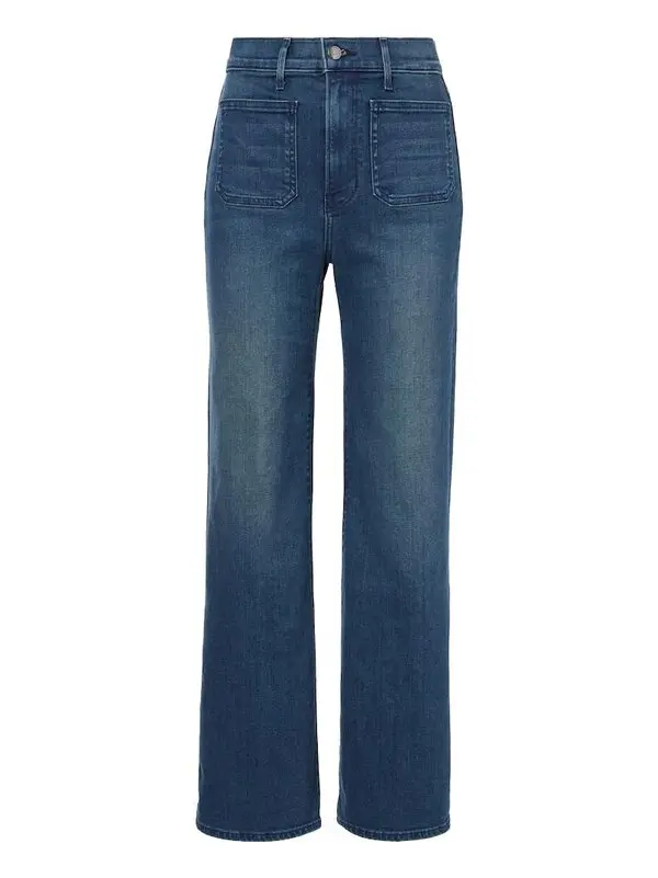 Veronica Beard Crosbie High-rise Flare Jeans - Blue