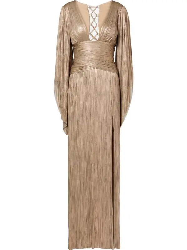 MARIA LUCIA HOHAN Alana Gown - Metallic