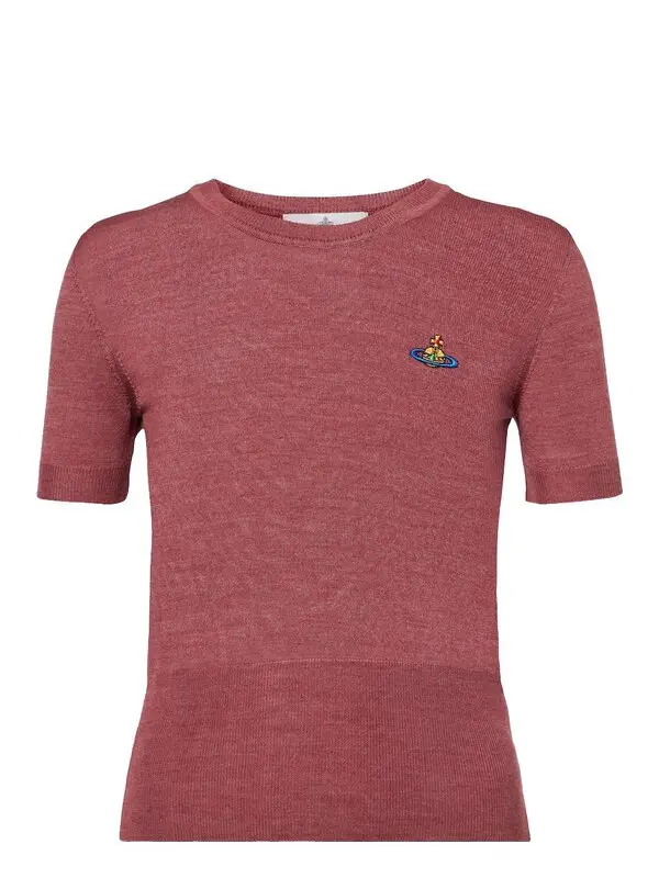 VIVIENNE WESTWOOD Bea Logo Top - Red