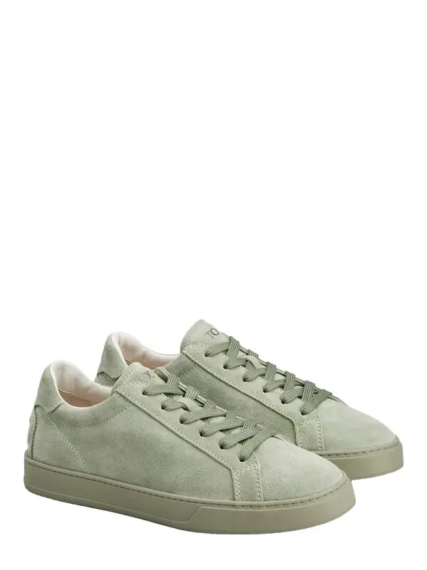 TOD'S Allacciata Cassetta Sneakers - Oil Green