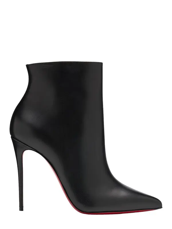 CHRISTIAN LOUBOUTIN 100mm So Kate Calfskin Booties - Black