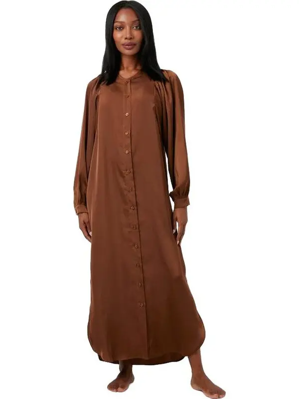 BY TESS COLLECTION Alora Maxi Dress - Brown