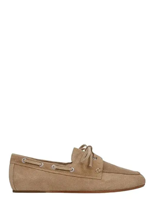 Vince Marin Suede Loafers - Elm Wood Brown Suede