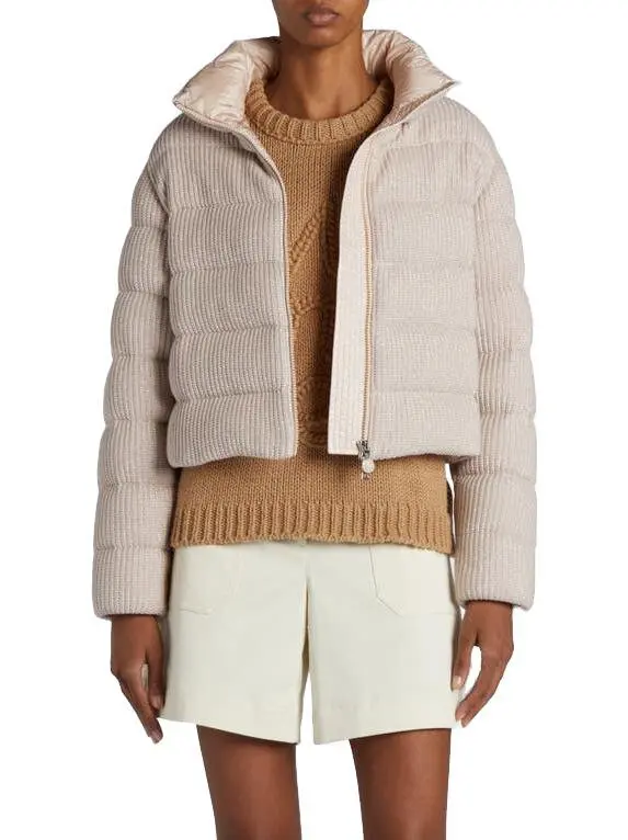 Moncler Thoiry Down Puffer Jacket - Pink