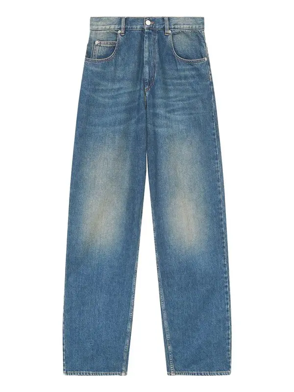 Isabel Marant Joanny Loose Fit Jeans - Blue