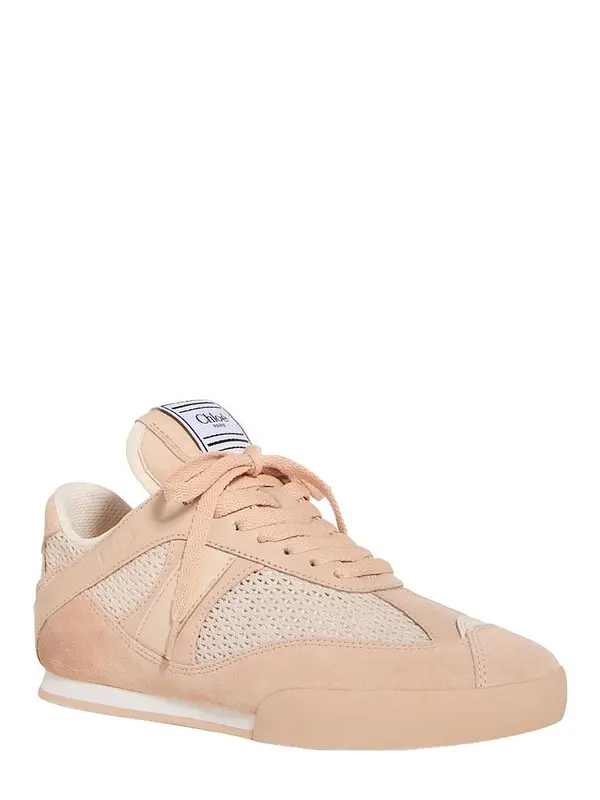 Chloé Kick Low Top Sneakers - Peachy Pink