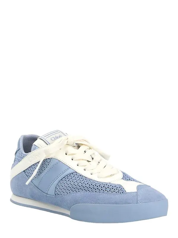 Chloé Kick Low Top Sneakers - Pearl Blue