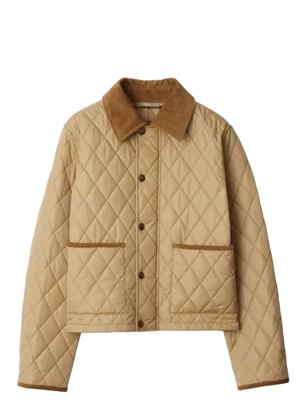 Burberry Quilted Jacket - Neutrals