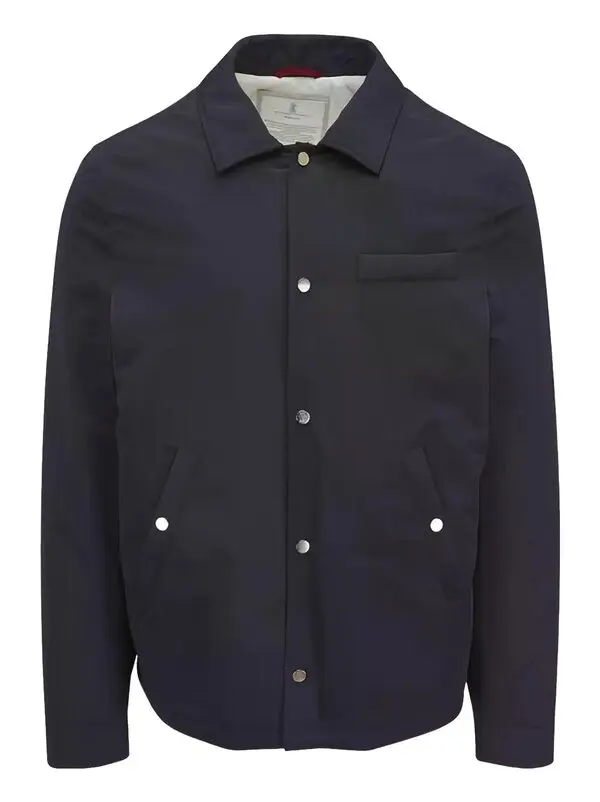 Brunello Cucinelli Buttoned Jacket - Blue