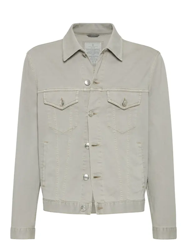 Brunello Cucinelli Denim Shirt Jacket - Neutrals