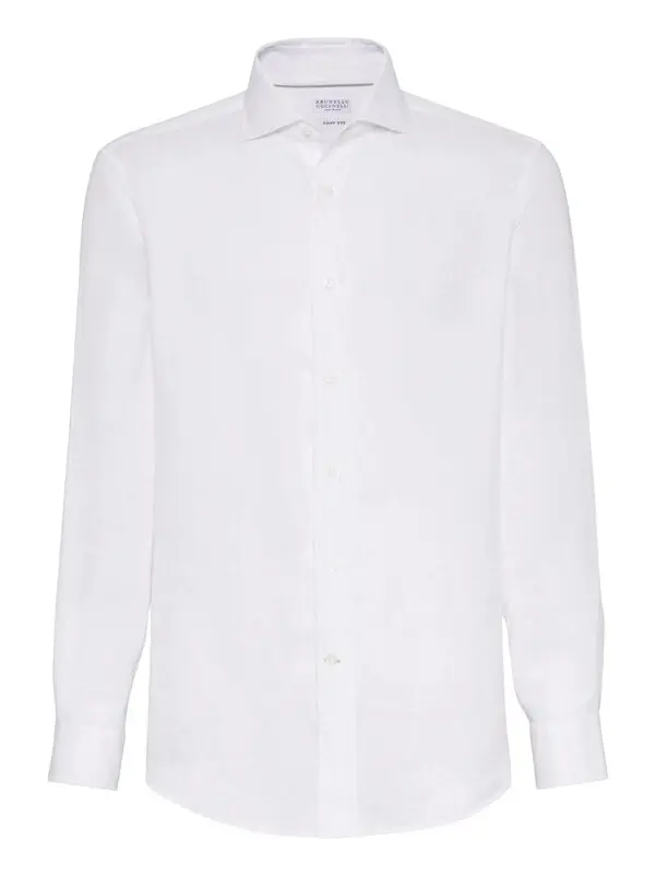 Brunello Cucinelli Eco-linen Shirt - White