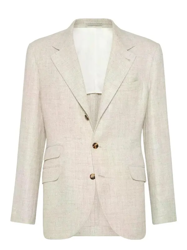 Brunello Cucinelli Cavallo Blazer - Neutrals