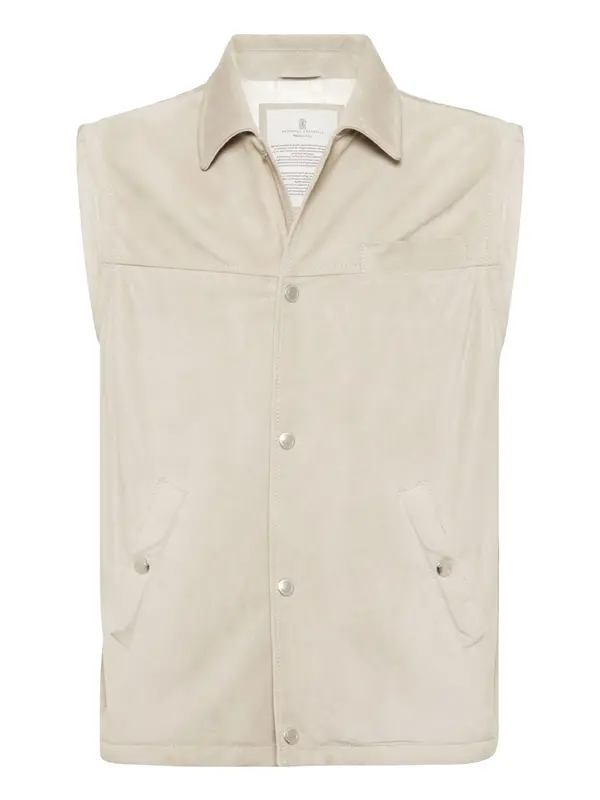Brunello Cucinelli Padded Vest - Neutrals