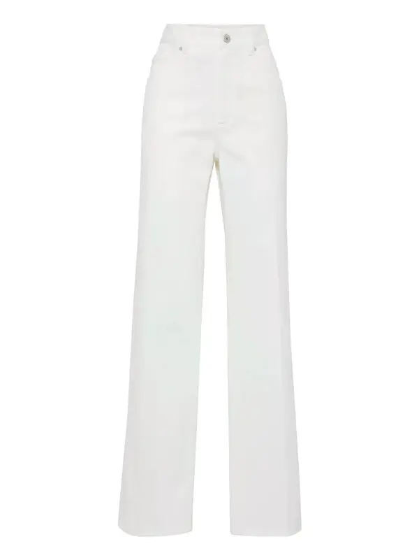 Brunello Cucinelli Contemporary Trousers - White