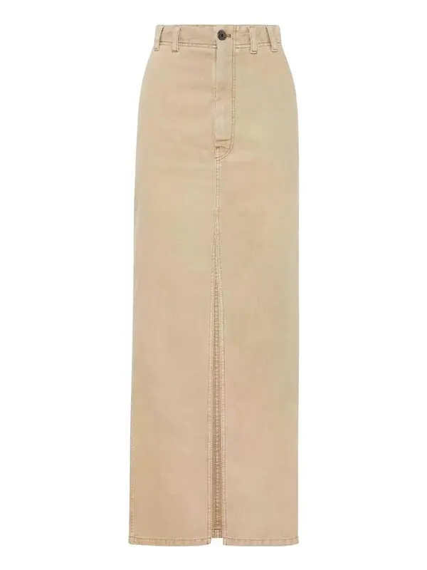 Brunello Cucinelli Bead-embellished Skirt - Neutrals