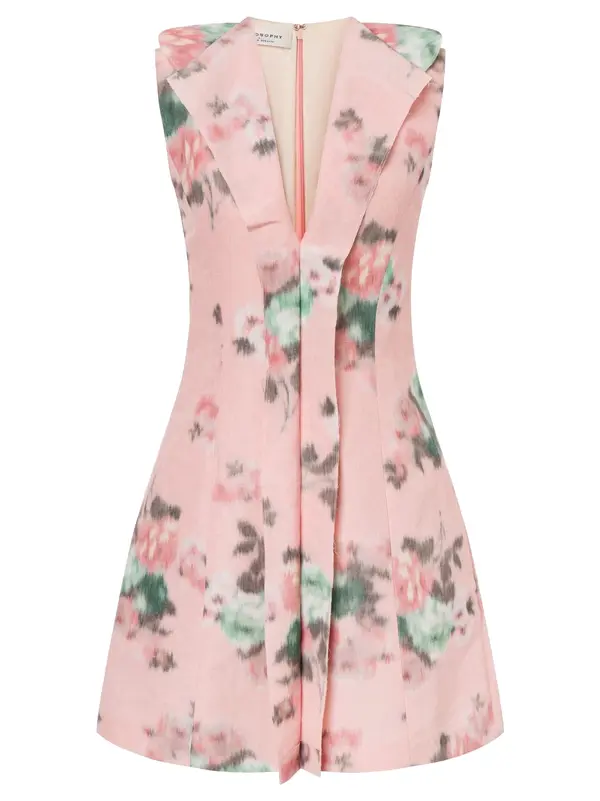 Philosophy Di Lorenzo Serafini Floral-print Mini Dress - Pink