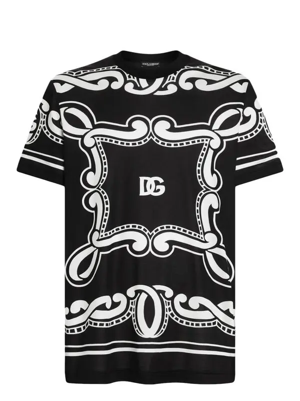 Dolce & Gabbana Logo-print T-shirt - Black