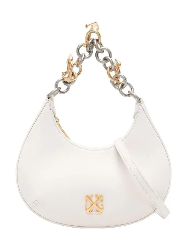Off-White Hemisphere Shoulder Bag - White