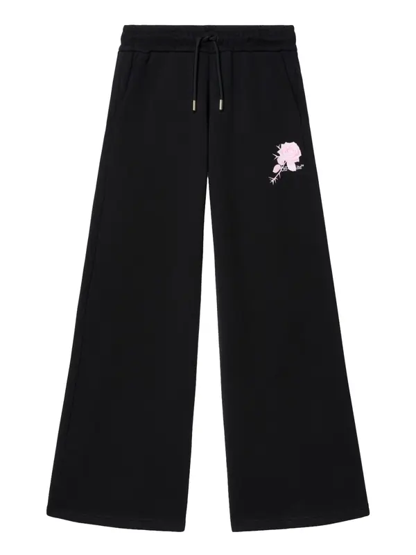 Off-White Roses Arrows Track Pants - Black