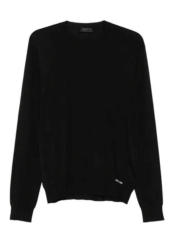 Prada Crewneck Sweater - Black