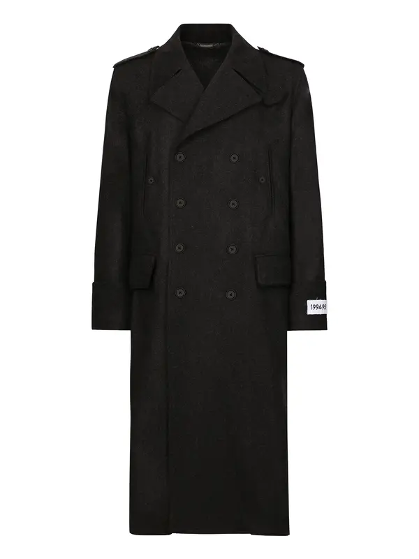 Dolce & Gabbana Double-breasted Pea Coat - Grey