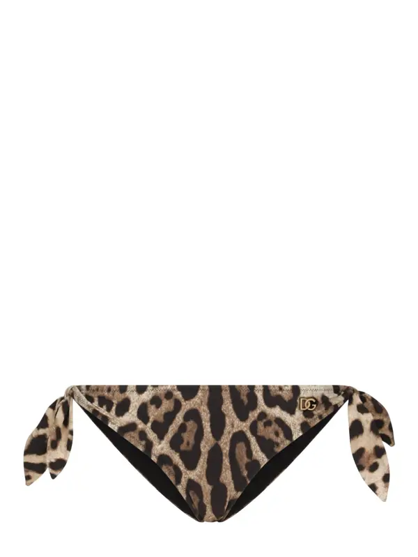 Dolce & Gabbana Slip C/fiocchi - Animal Print