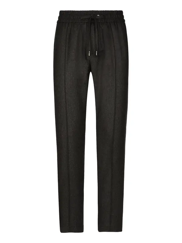 Dolce & Gabbana Flannel Jogging Pants - Grey