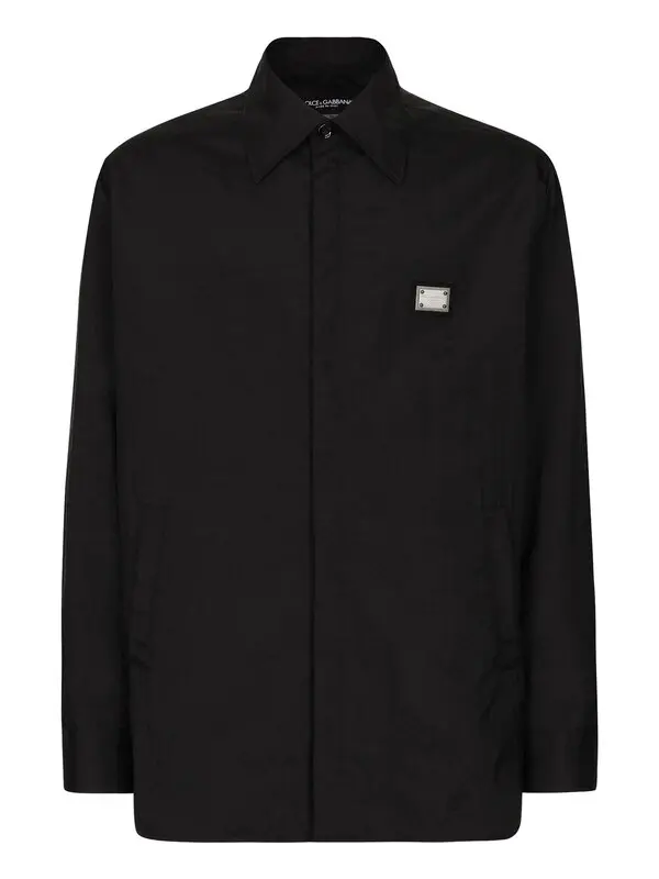 Dolce & Gabbana Technical Fabric Shirt With Tag - Black