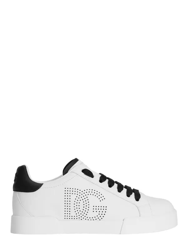 Dolce & Gabbana Calfskin Portofino Sneakers - Multicolor
