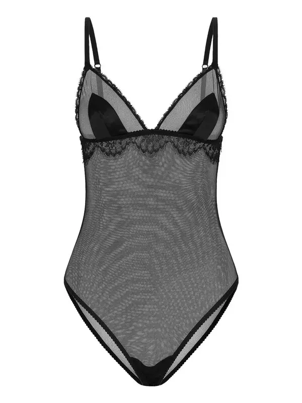 Dolce & Gabbana Lace Bodysuit - Black