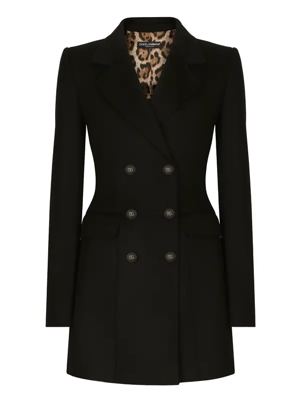 Dolce & Gabbana Wool And Cashmere Turlington Jacket - Black