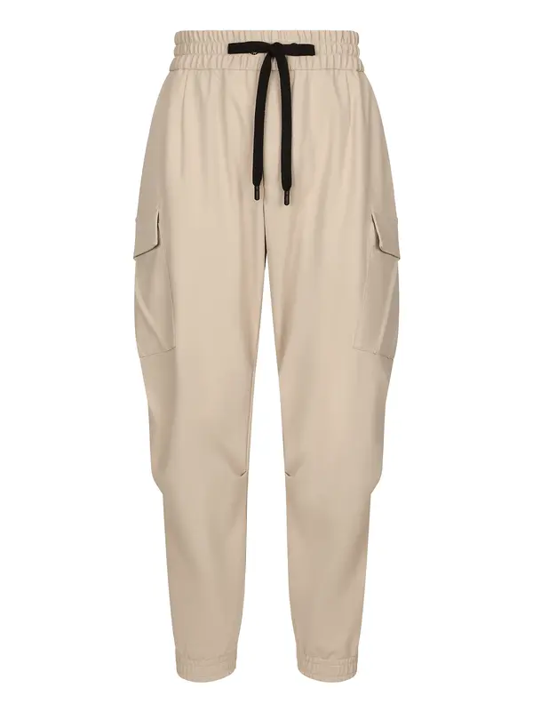 Dolce & Gabbana Stretch Cotton Cargo Pants With Tag - Beige