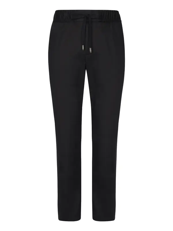 Dolce & Gabbana Stretch Cotton Jogging Pants With Tag - Blue