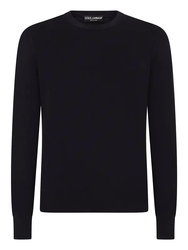 Dolce & Gabbana Cashmere Round-neck Sweater - Blue