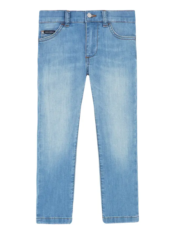 Dolce & Gabbana Stretch Slim-fit Jeans - Azure