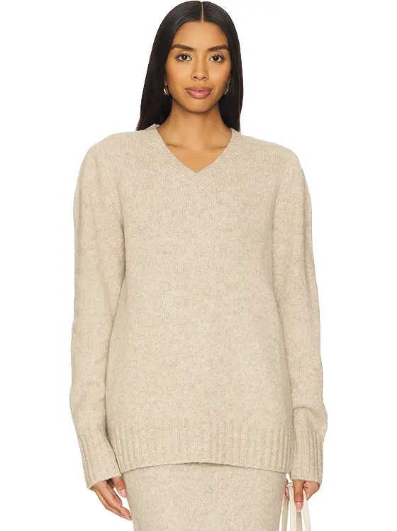 EAVES Amaya Knit Sweater - Stone