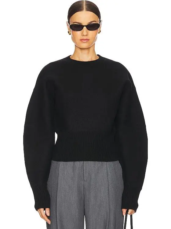 EAVES Arlet Crewneck Sweater - Black