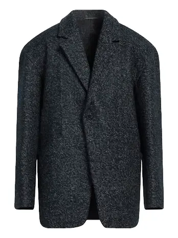 Dior Coat In Virgin Wool Blend - Blue