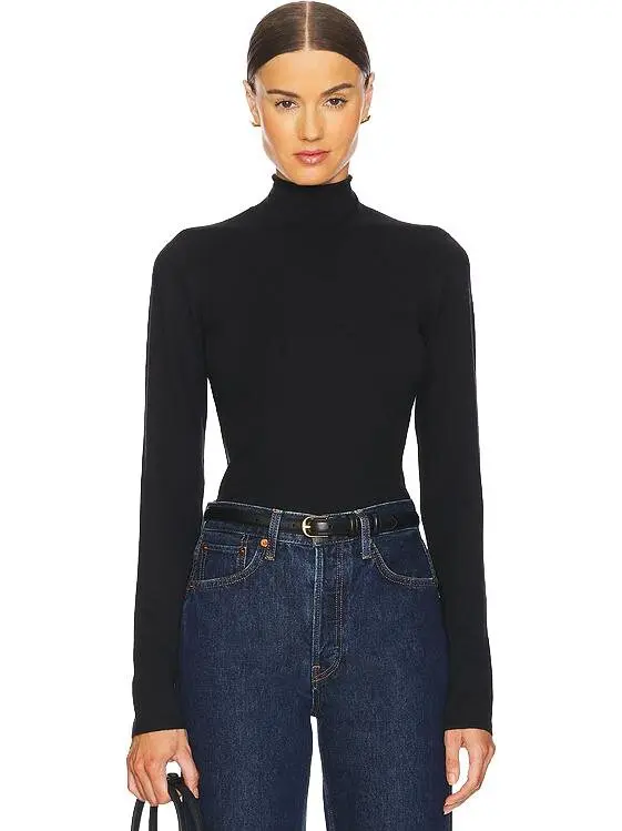 EAVES Maxine Turtleneck Sweater - Black
