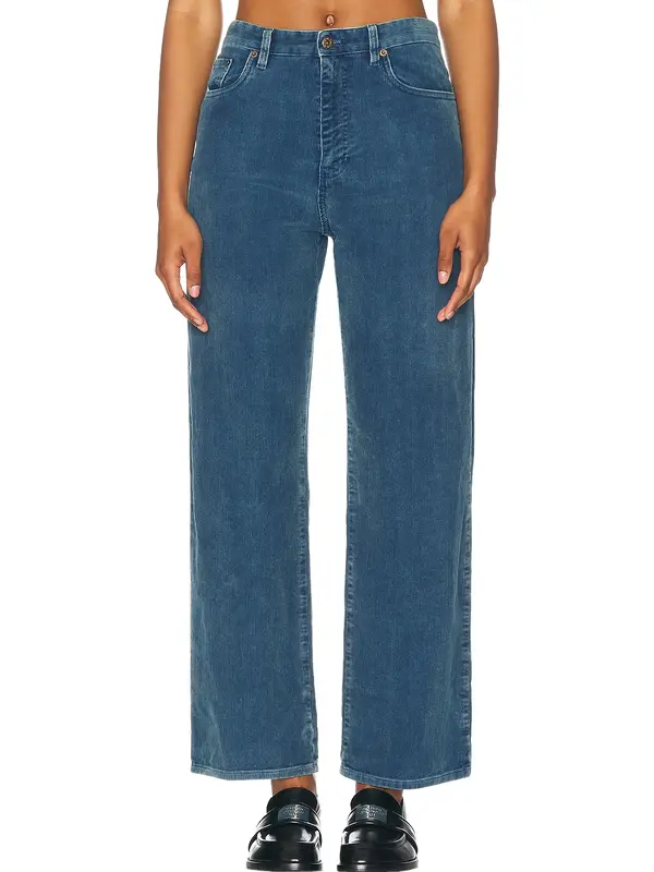 Miu Miu Wide Leg Denim - Azzurro