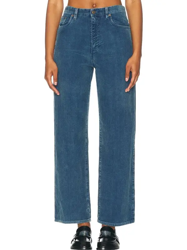 Miu Miu Wide Leg Denim - Azzurro