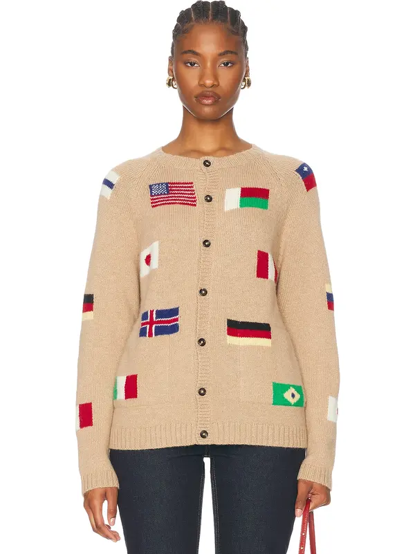 BODE Round The World Cardigan - Tan